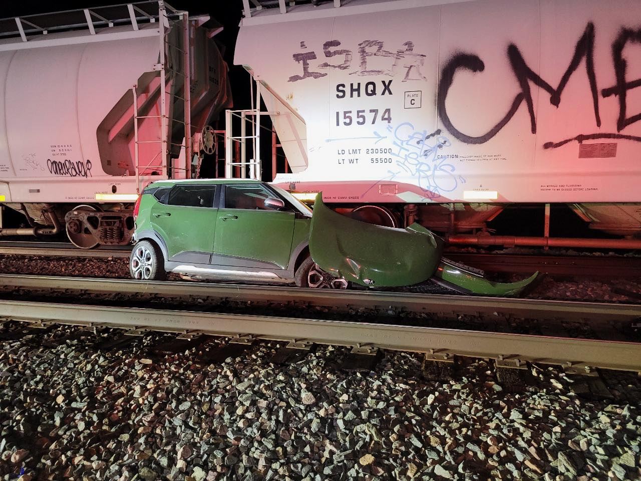 MCSO RESPOND TO TRAIN VS. CAR CRASH – Gallup Sun